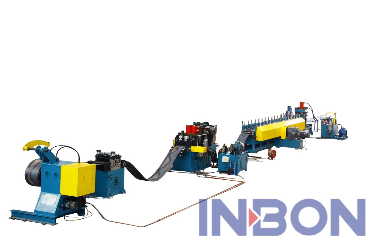 Guardrail roll forming machine two waves - INBON ROLLFORMING MACHINE